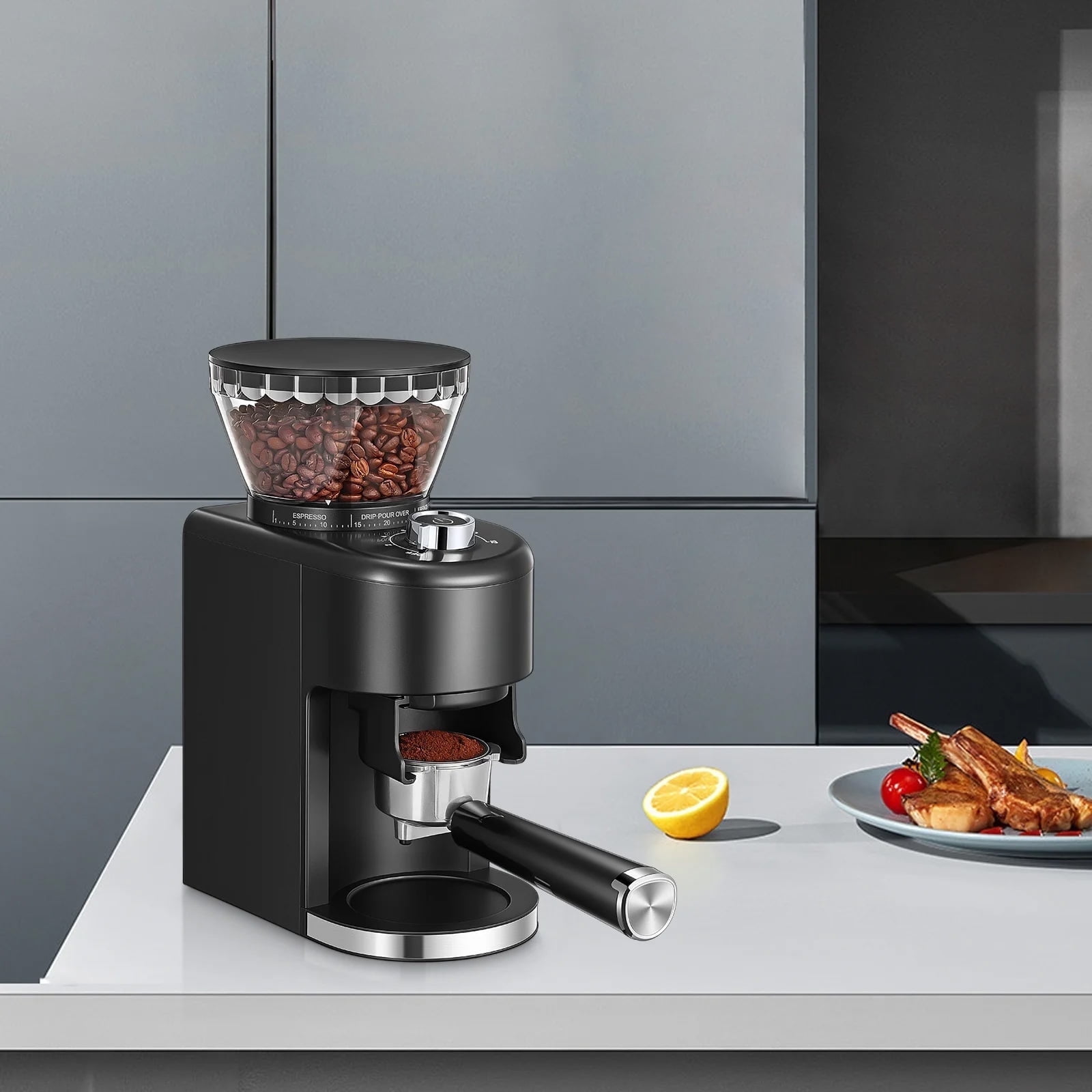 Anti-Static ABS Plastic Electric Coffee Grinder, 200W (AC 120V/60Hz ...