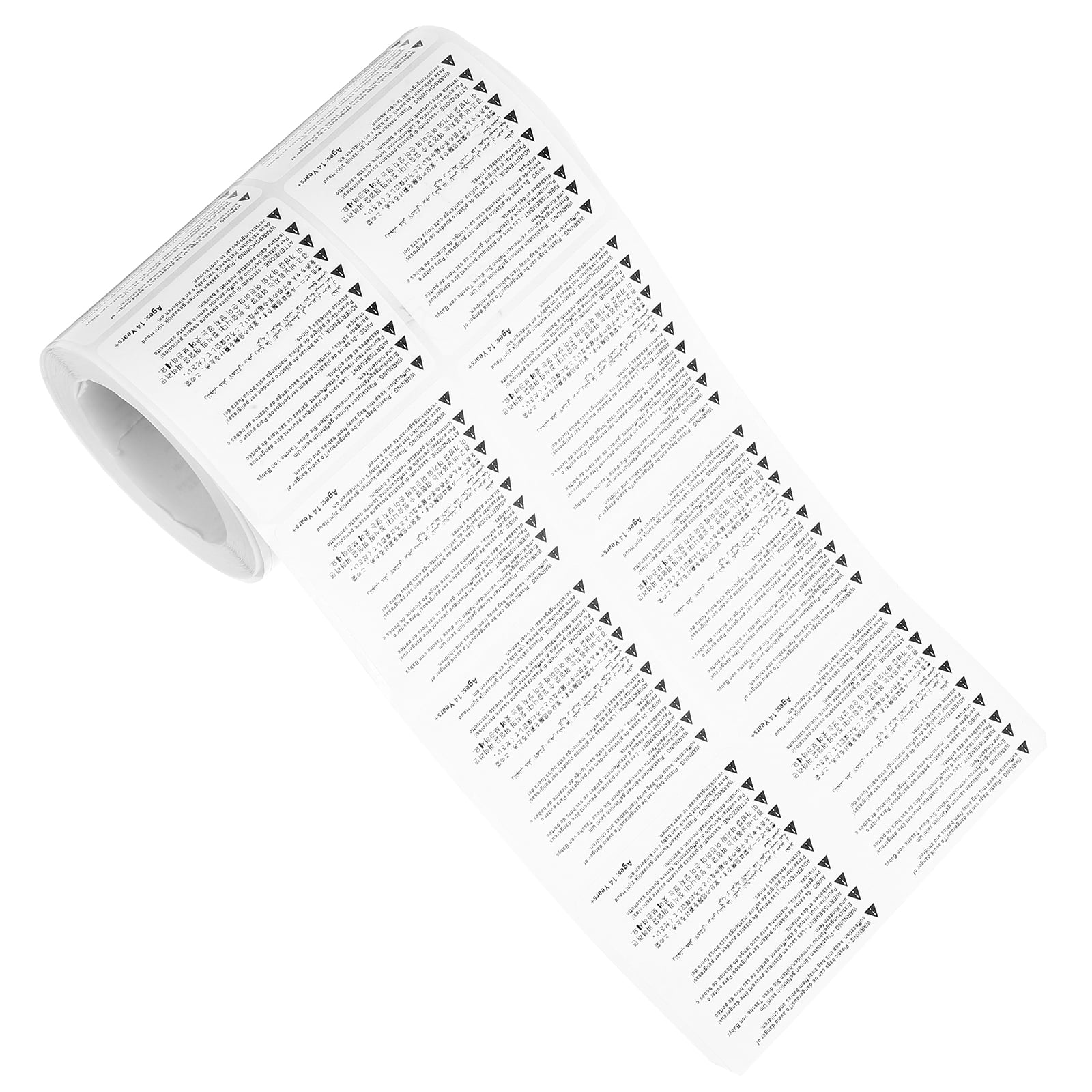 Anti-suffocation Stickers Choking Sign Label Warning Signs Copper Plate ...