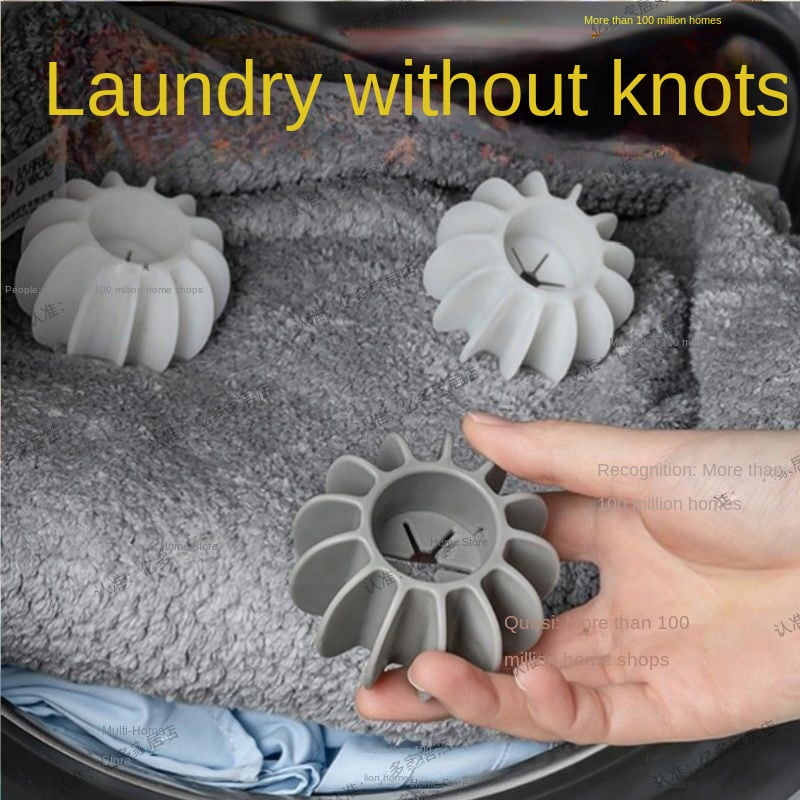 Anti-tangle laundry balls are suitable for top-loading washing machines ...