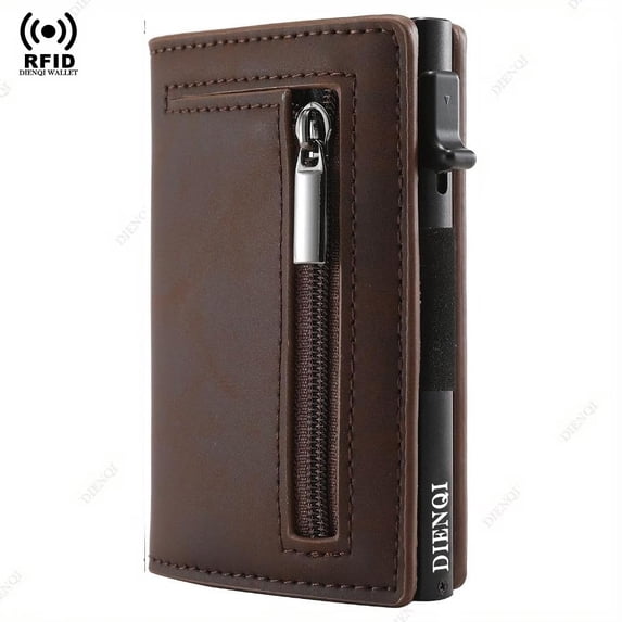 Anti-theft Credit Card Holder Men Wallets Rfid Blocking Aluminum ...