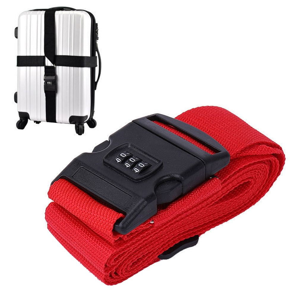 Anti-theft Suitcase Belts Name Sticker Packing Belt Password Lock ...