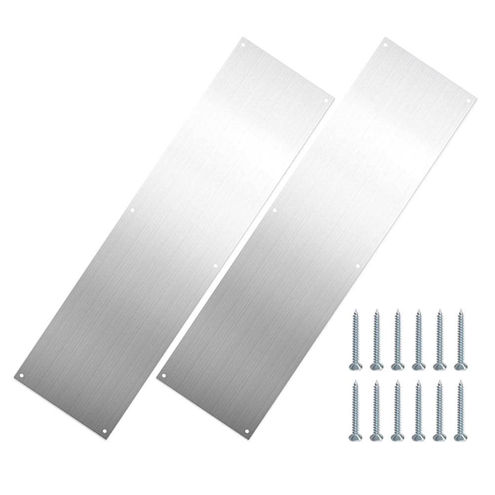 AntiGuyue 1 Set Kick Plate For Bottom Of Door Metal Door Sweep Door ...