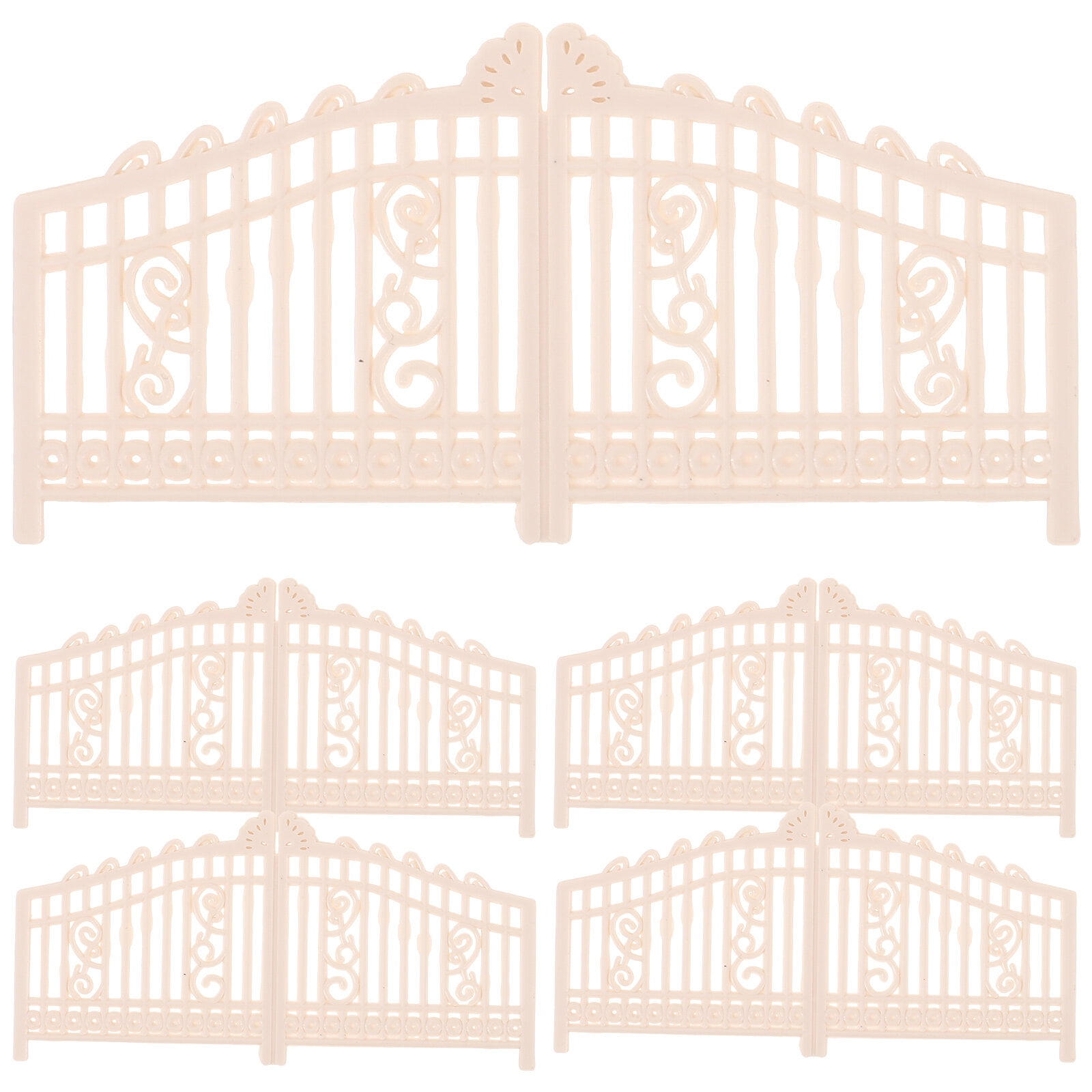 AntiGuyue 5Pcs Miniature Farm Gate Miniature Garden Gate Sand Table ...