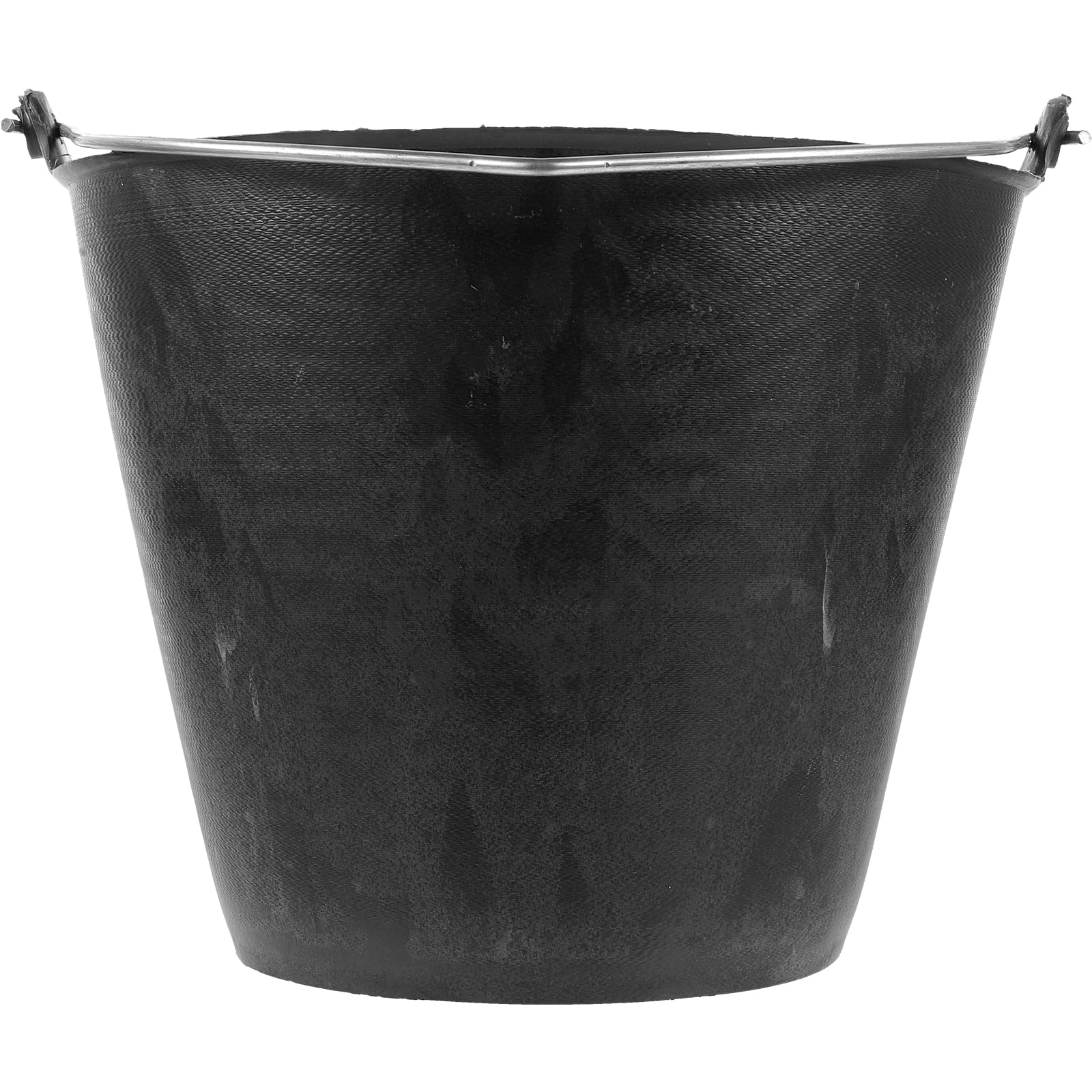 AntiGuyue Heavy Duty Black Plastic Construction Site Bucket for Home ...