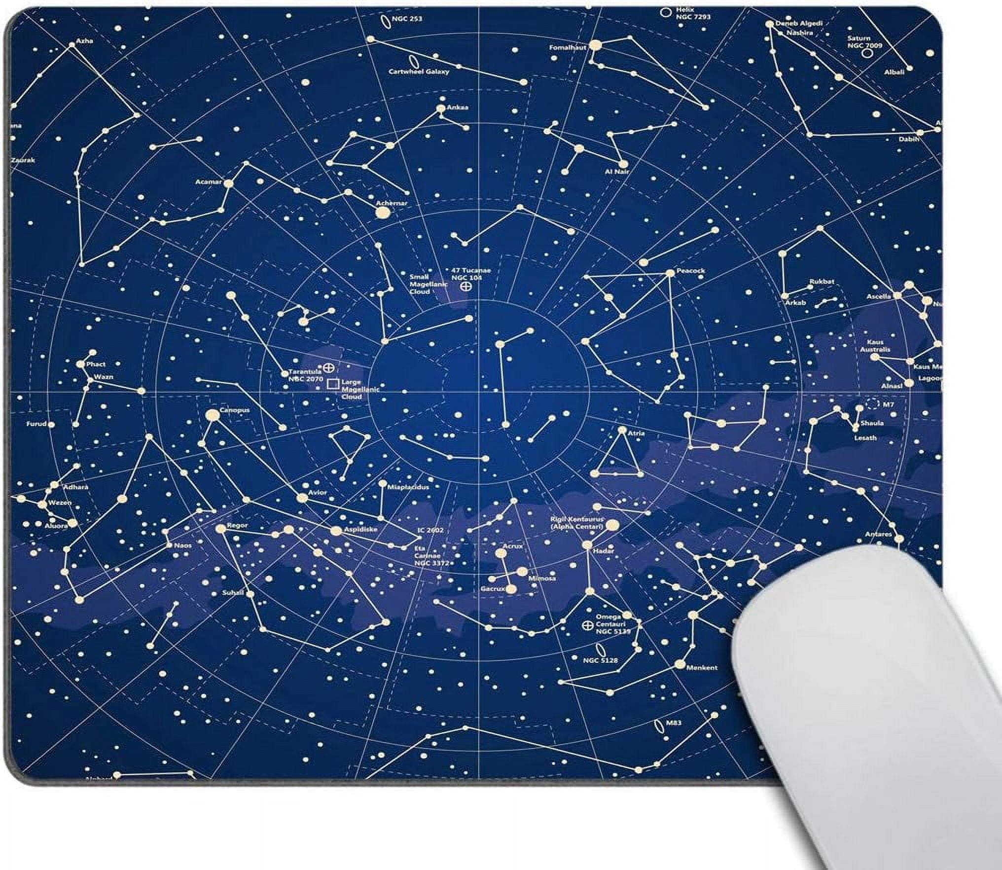 AntiSlip Constellation Mouse Pad Customized for Desktops, Computers, PCs, and Laptops Add a ...