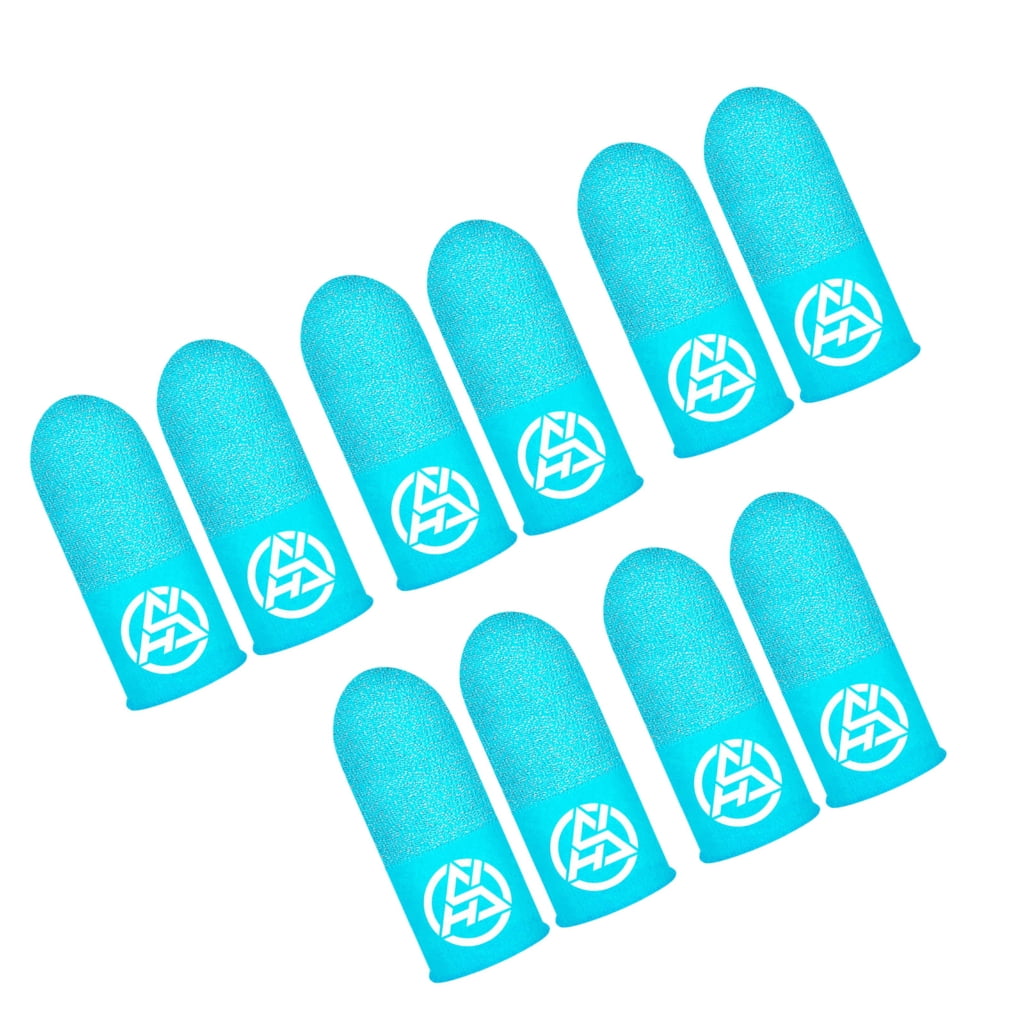 AntiSlip Finger Sleeves For Touchscreens With Peacocks Blue Glowing ...