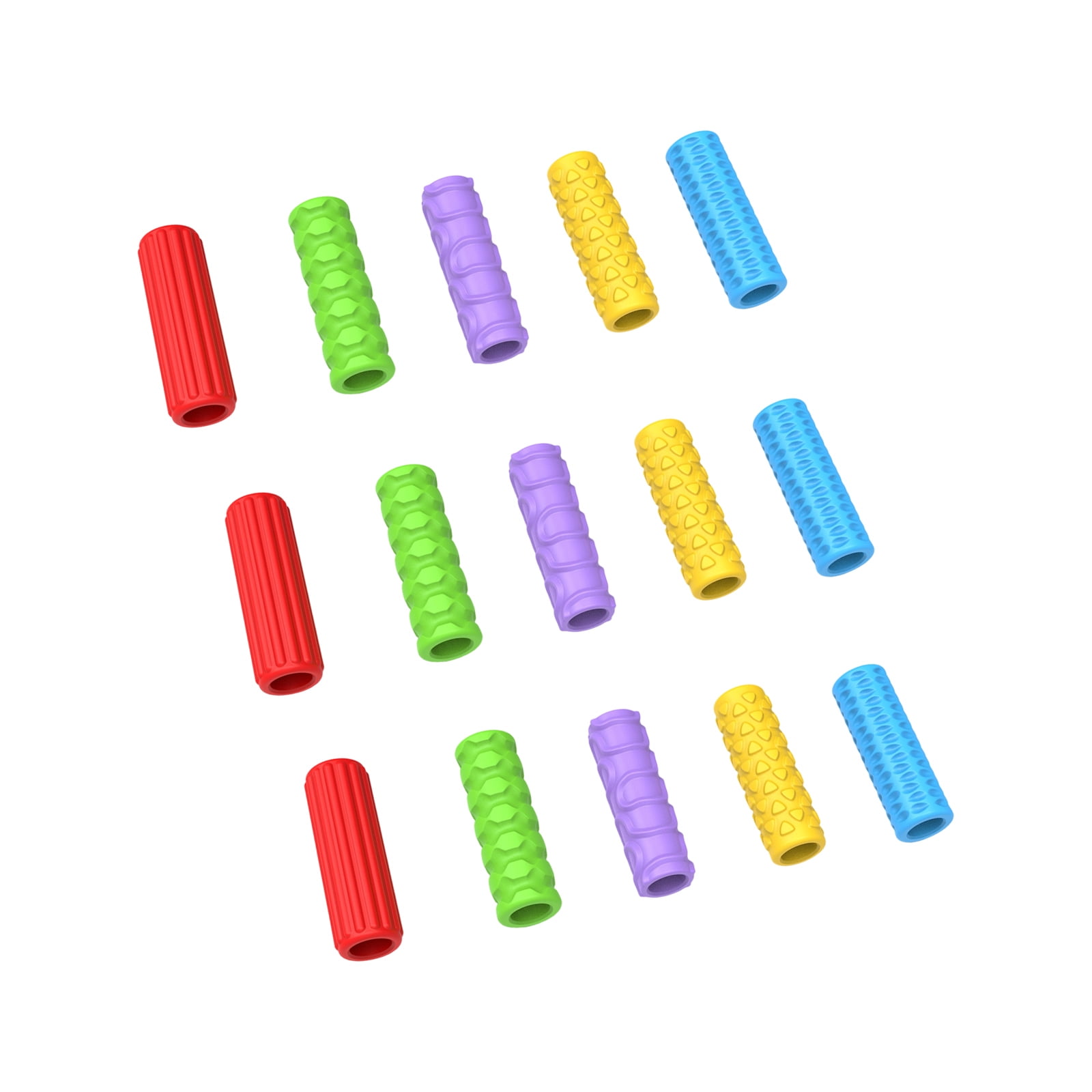 AntiSlip Silicone Pen Grips Assorted Color Stress Reduction Tool ...