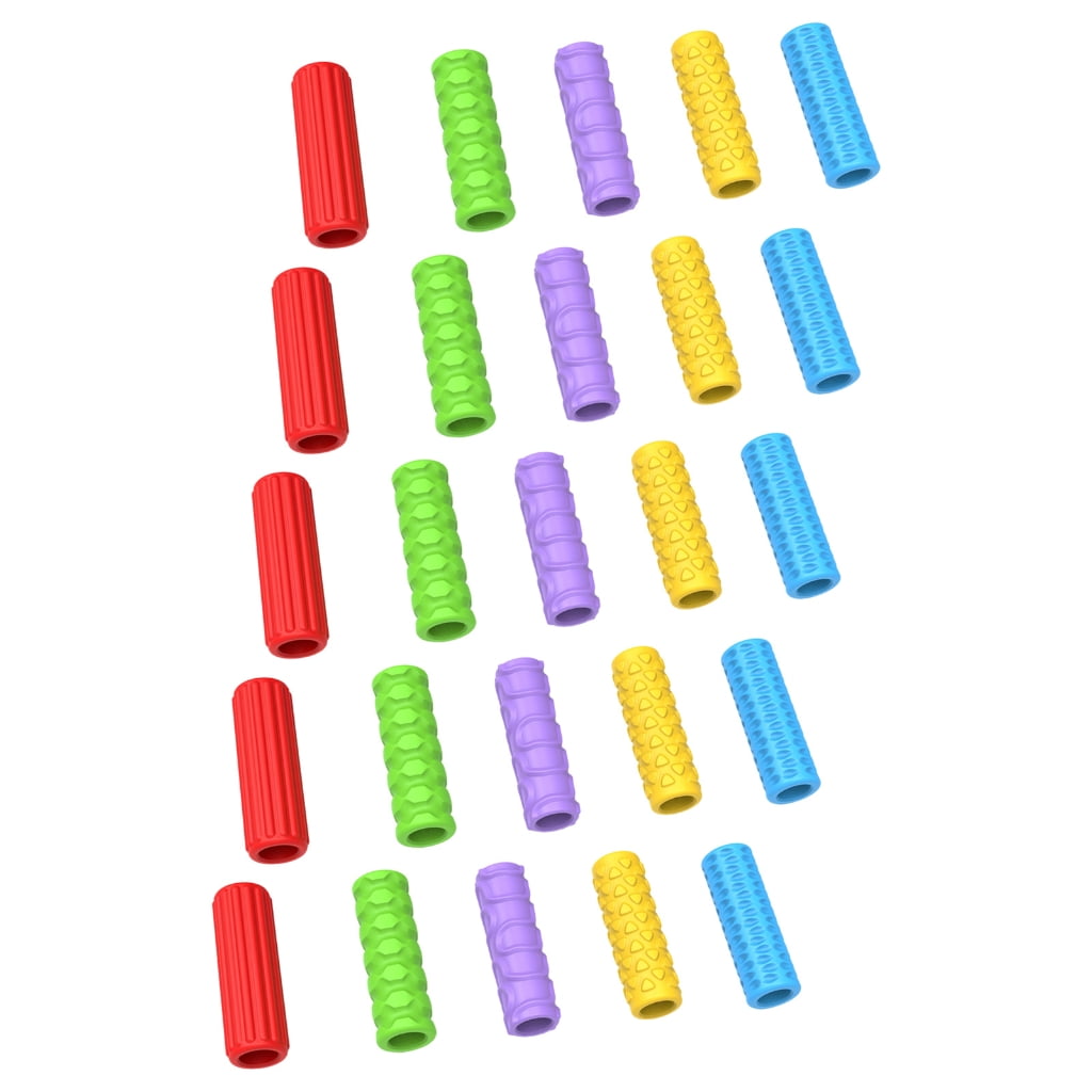 AntiSlip Silicone Pen Grips Assorted Color Stress Reduction Tool ...