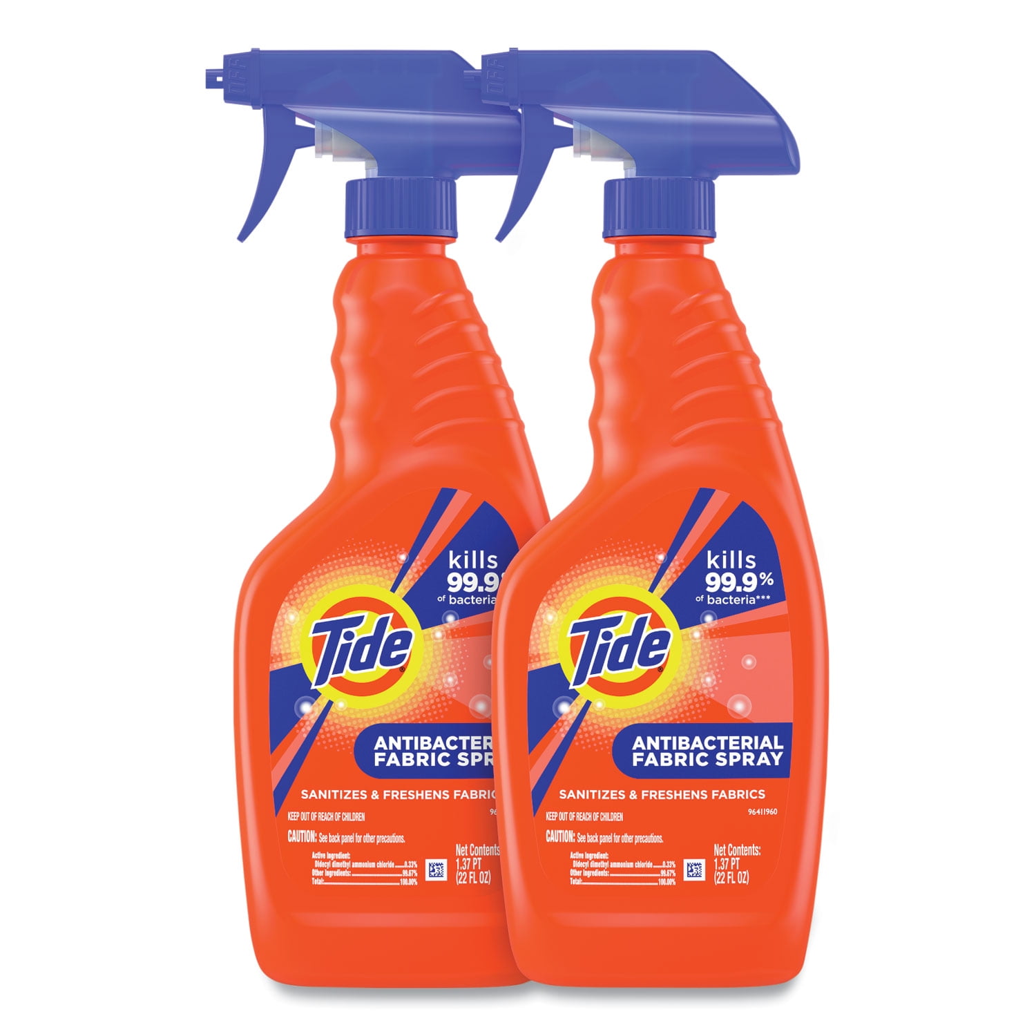 22 oz Antibacterial Fabric Spray - Original Scent (2/Carton) - Walmart.com