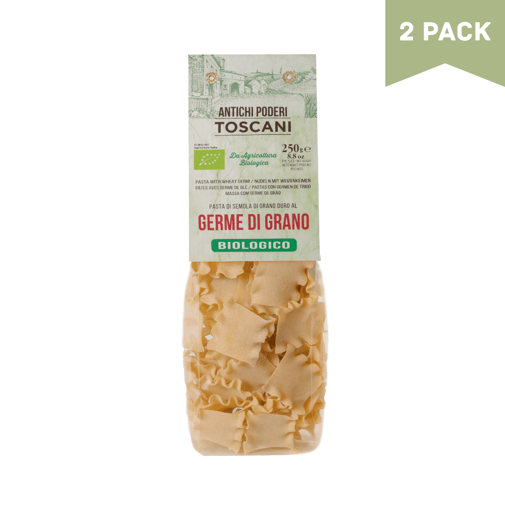 Antichi Poderi Toscani Organic Whole Wheat Tacconi Pasta 8.8oz/250g ...