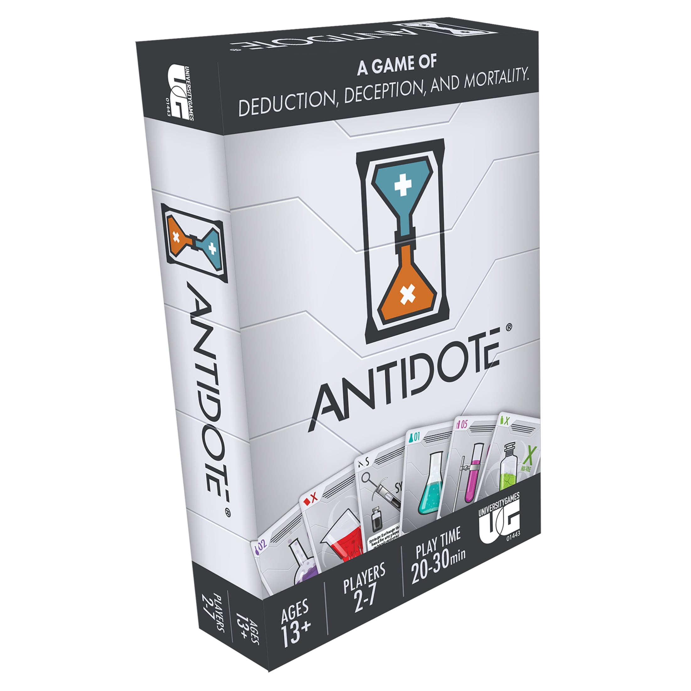 Antidote Deduction Game from University Games, 3 to 7 Players Ages 13 ...