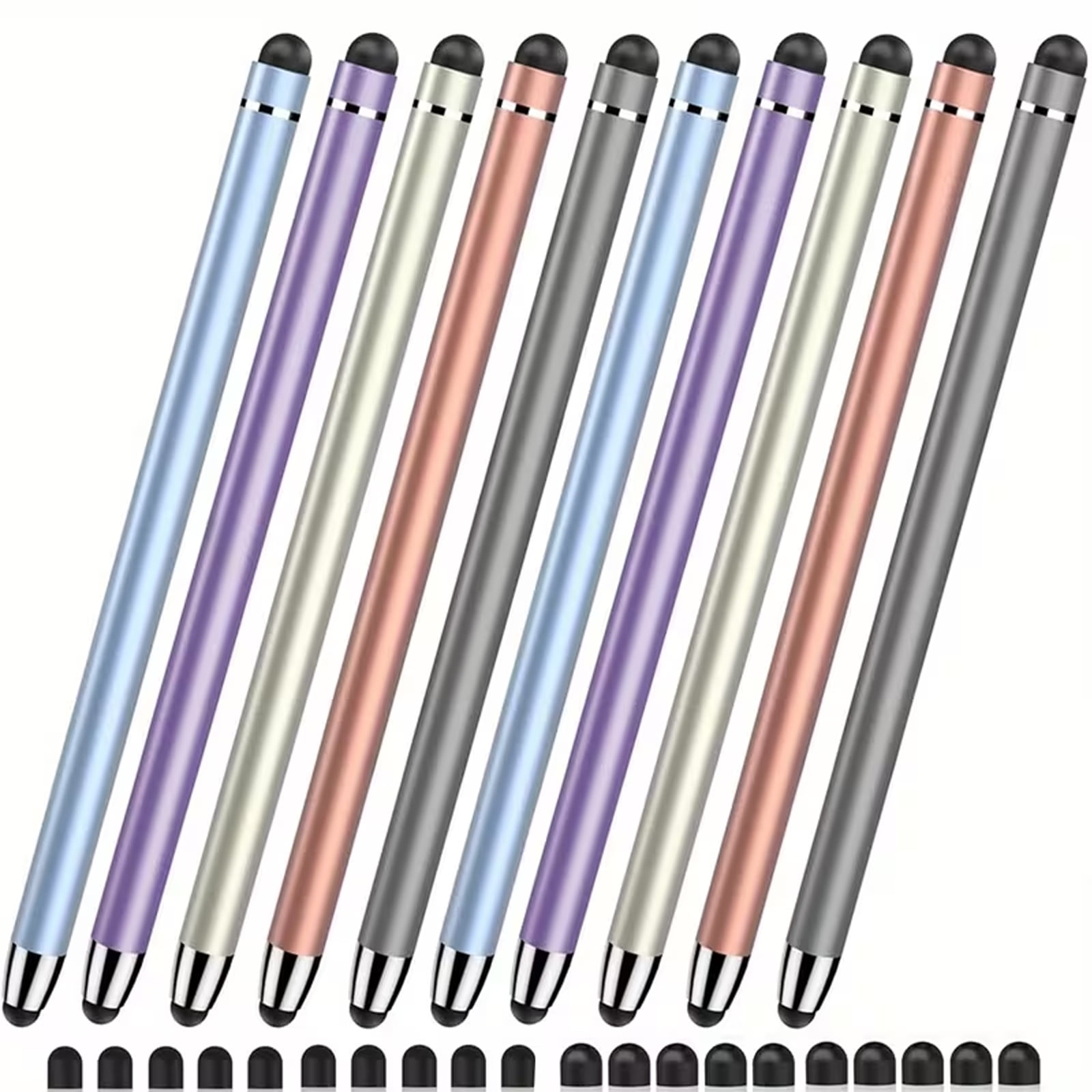 Antier Stylus Pen for iPad iPhone Samsung Tablet, with 2 Tip Sizes ...