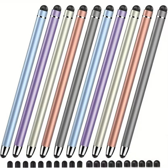Antier Stylus Pen for iPad iPhone Samsung Tablet, with 2 Tip Sizes ...