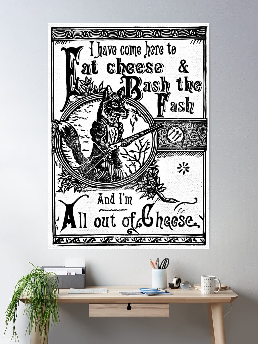 Antifa Vixen Poster Wall Art, Modern Wall Decor For Living Room Bedroom, 24x36 UNFRAMED ...