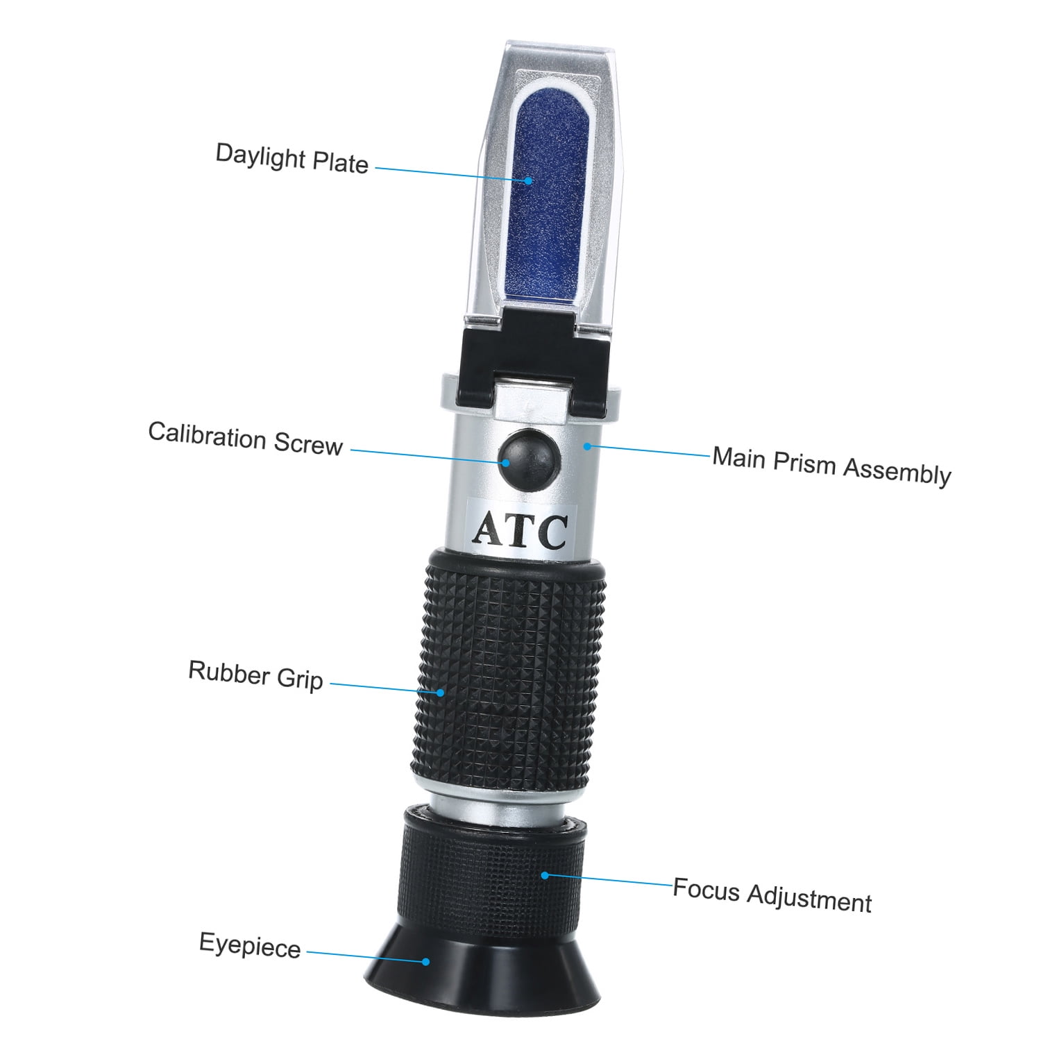 Antifreeze Refractometer Coolant Tester for Checking Freezing Point ...