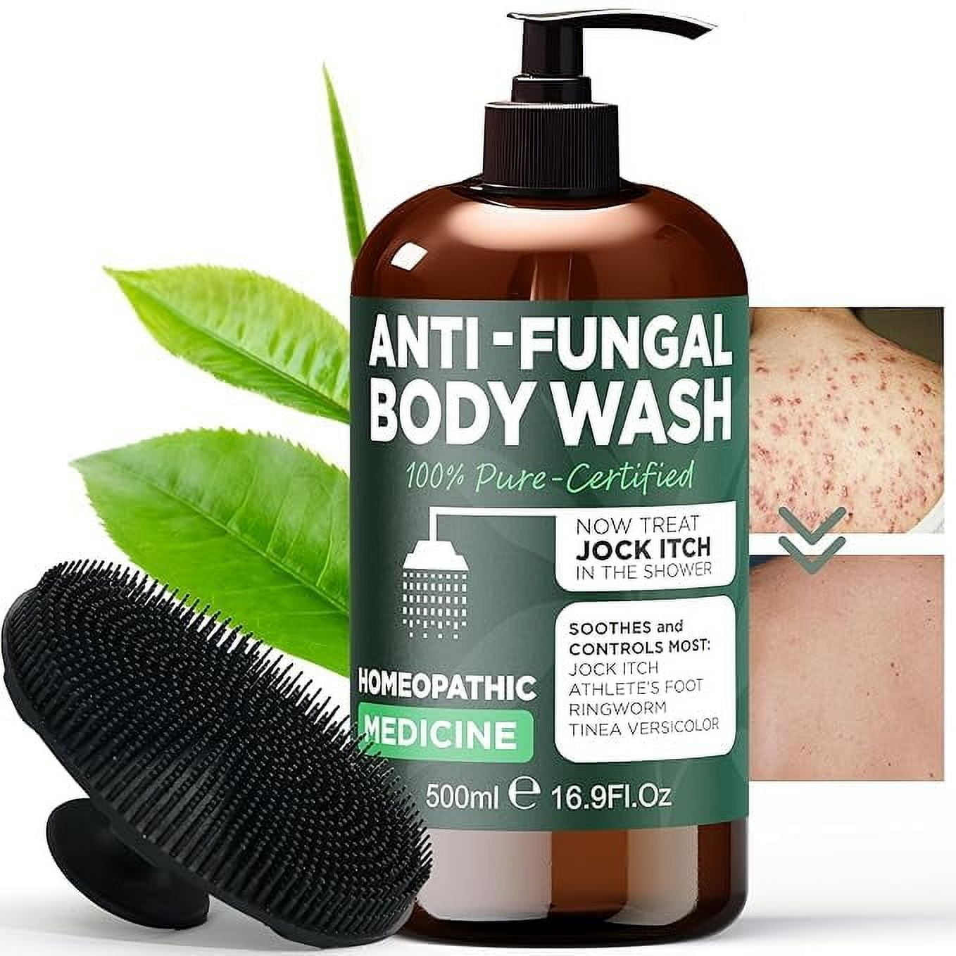 Antifungal Body Wash with DPF11 Tea Tree Oil | Antibacterial for Back ...