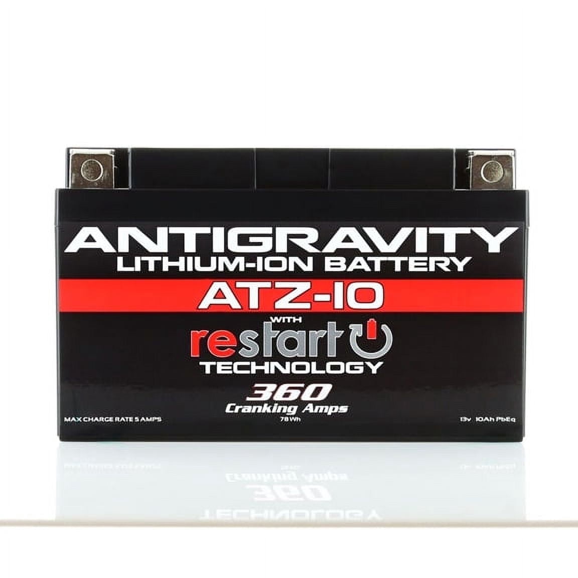 Antigravity ATZ-10-RS SuperPower Sport Lithium Battery with Re-Start ...
