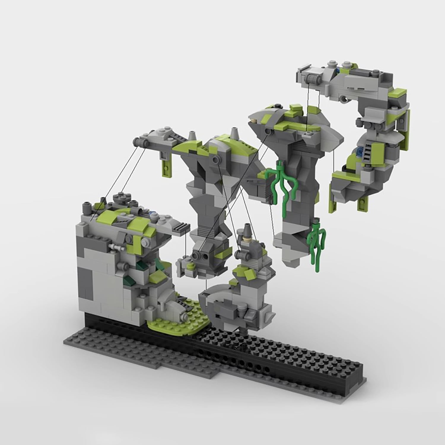 Antigravity Balance MOC Building Blocks Test Model Levitation Structure ...
