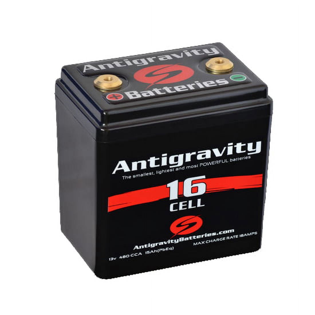Antigravity Batteries AG1601 16-Cell Lithium Ion Motorcycle Battery ...
