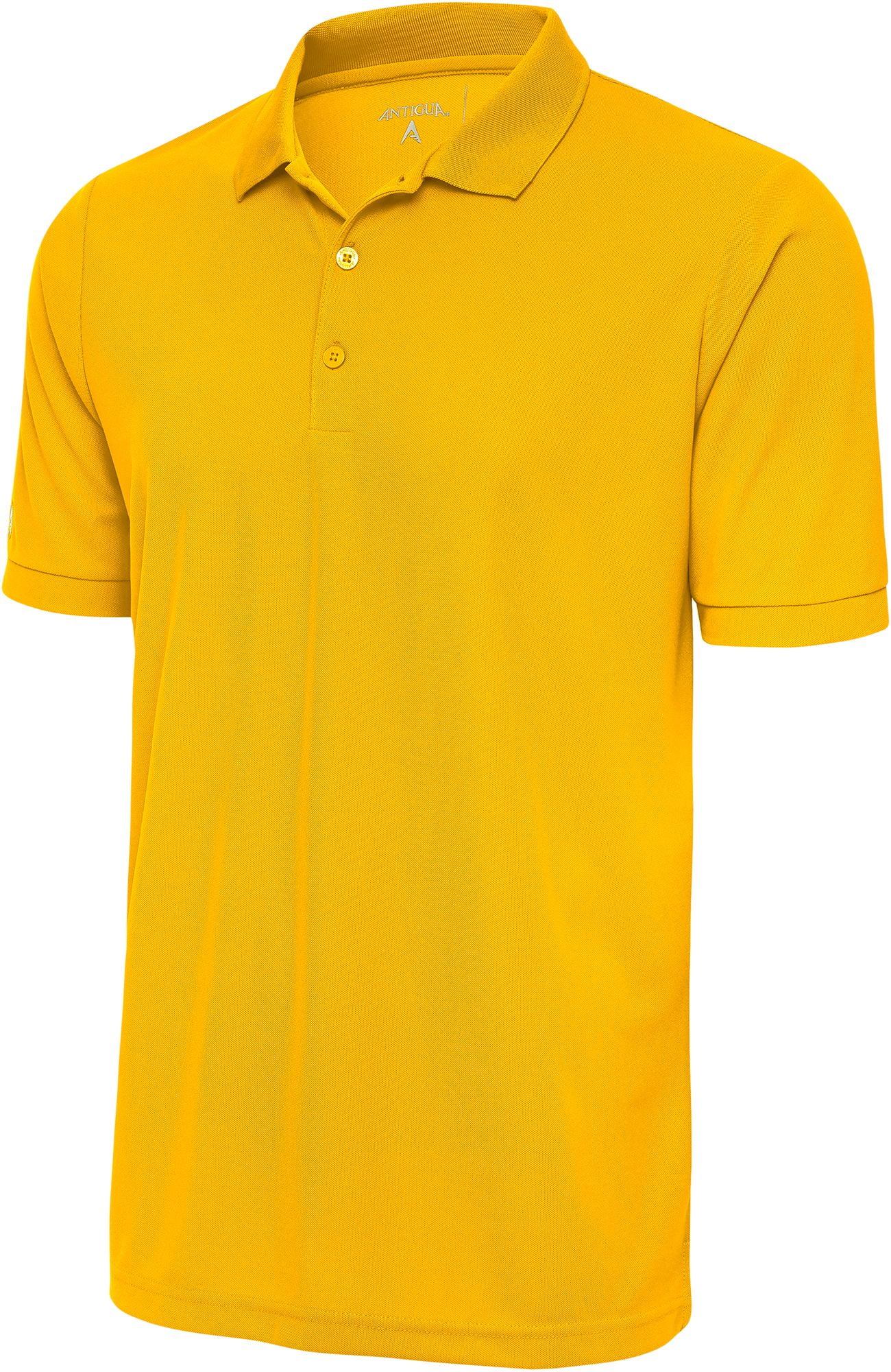 Antigua Men's Legacy Pique Golf Polo (Gold, L) - Walmart.com