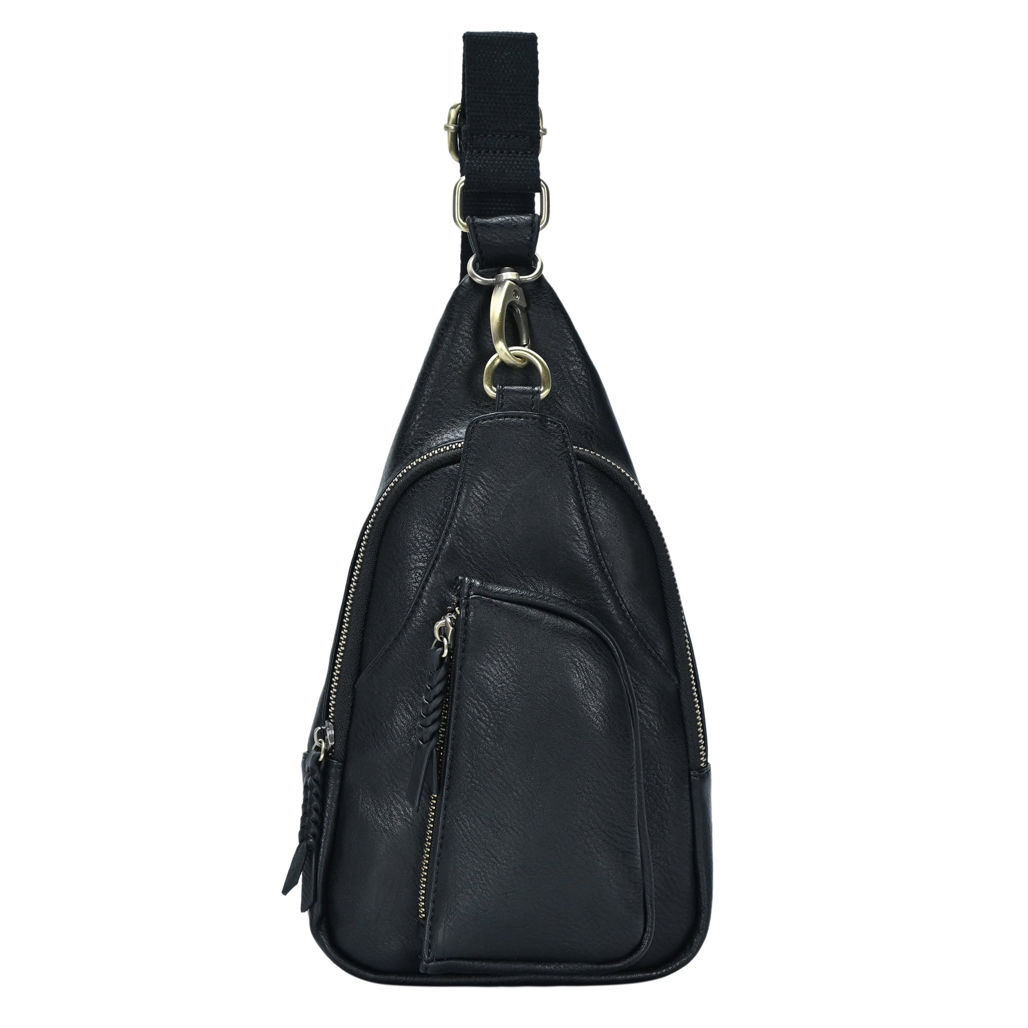 Antik Kraft - The Tasha Soft Vegan Leather Crossbody Sling Backpack ...