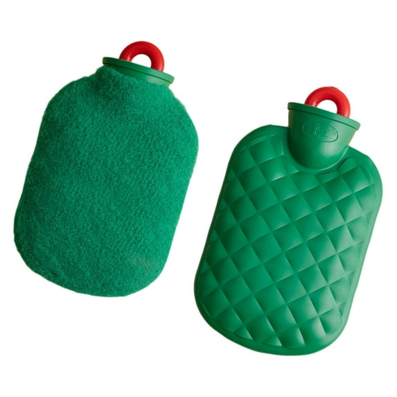 Antileak Knitted Plush Cover Hot Water Bottle For Winter Warmth Heat ...