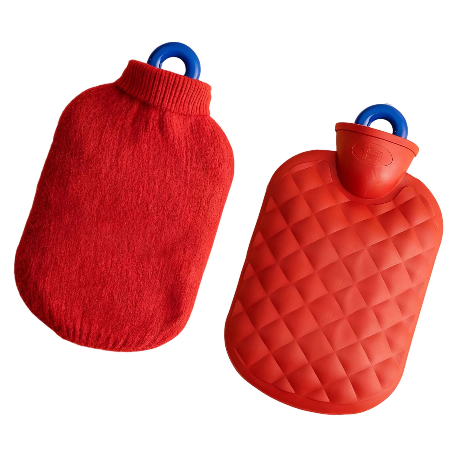 Antileak Knitted Plush Cover Hot Water Bottle For Winter Warmth Heat ...