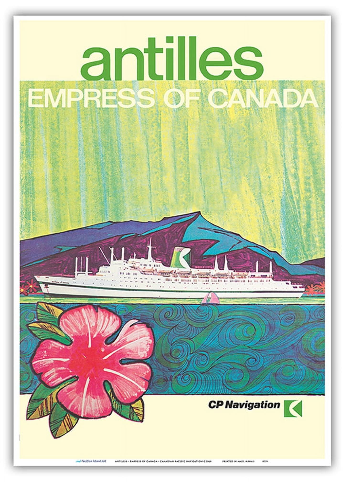 Antilles - Empress of Canada - Canadian Pacific Navigation - Vintage ...