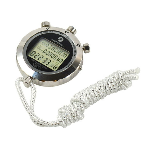 Antimagnetic Waterproof Digital Stopwatch - Metal Chronograph Timer ...