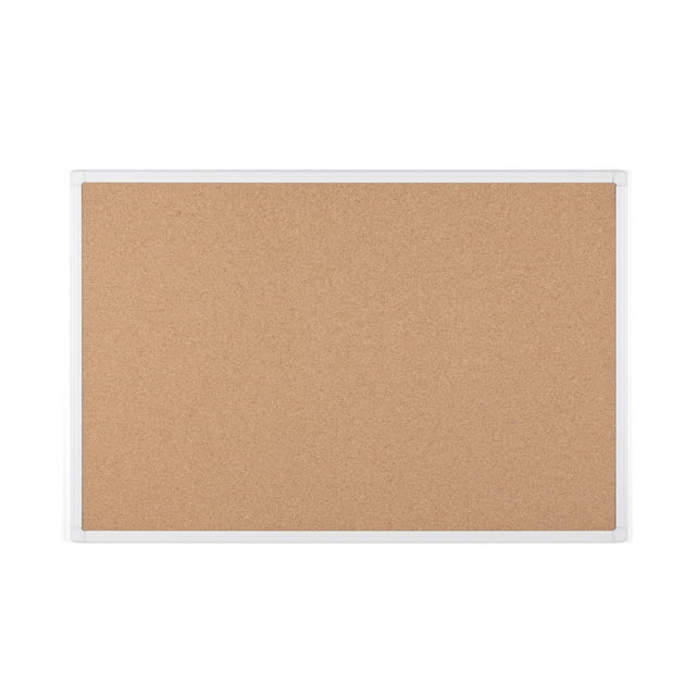 Antimicrobial Cork Board 3x4' White Aluminum Frame - Walmart.com