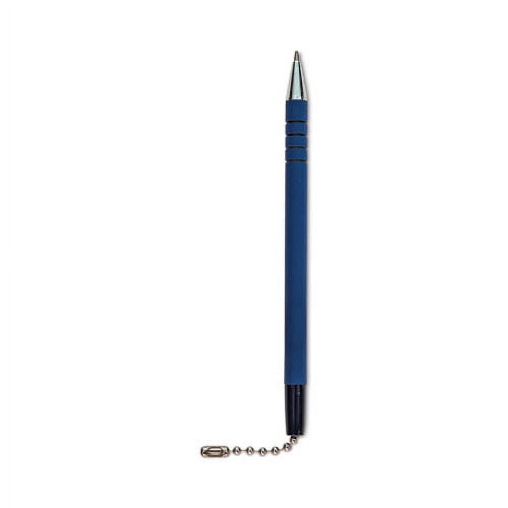 Antimicrobial Counter Chain Pen, Medium, 1 mm, Blue Ink, Blue | Bundle ...