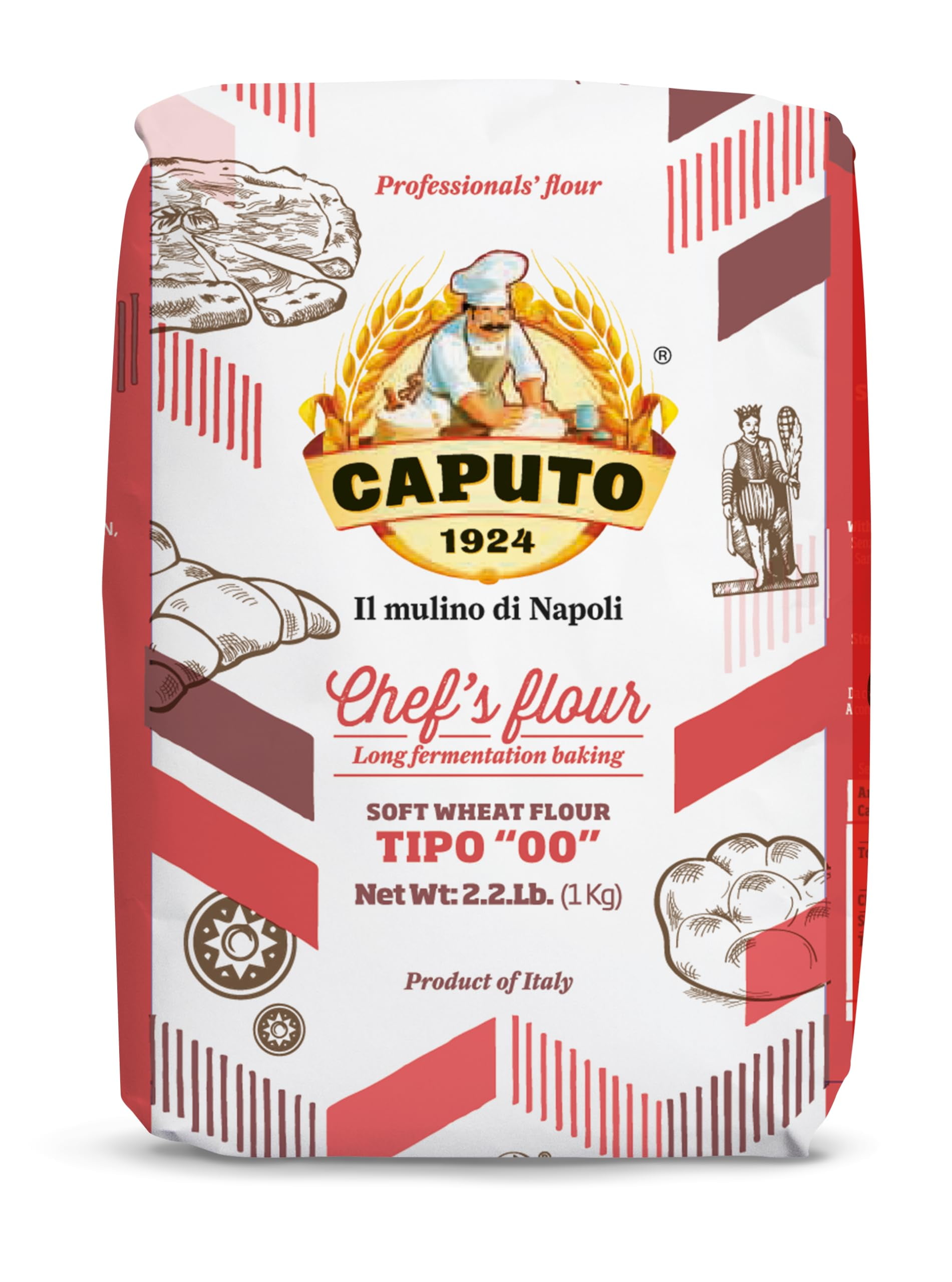 Antimo Caputo Chef's Flour BDF32 2.2 LB - Italian Double Zero 00 - Soft ...