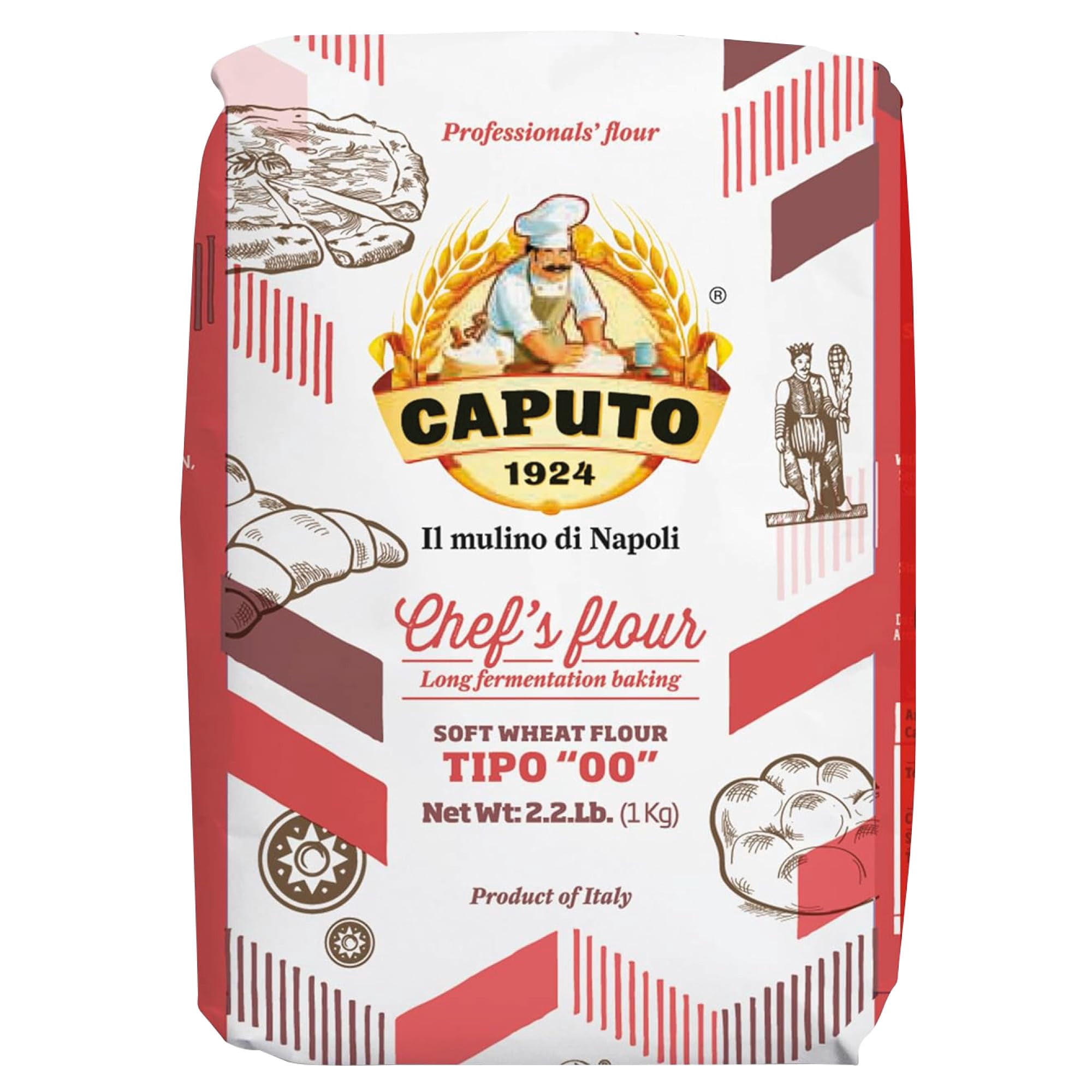 Antimo Caputo Chefs Flour, IEF31 Italian Double Zero 00, Soft Wheat for ...