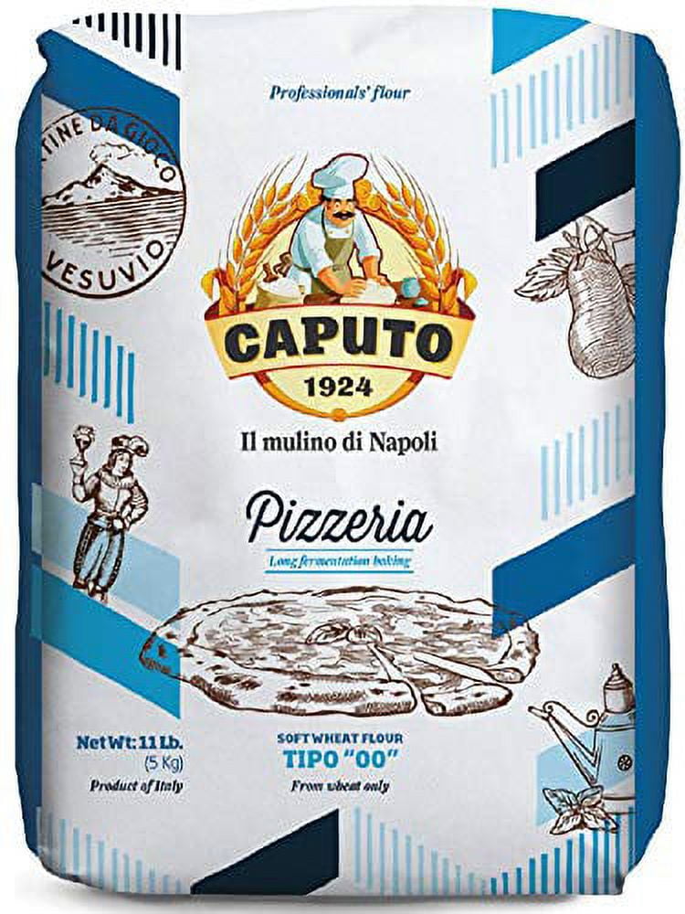 Antimo Caputo Pizzeria Flour Blue, 176 Ounce (11 Pound) Bag - Walmart.com