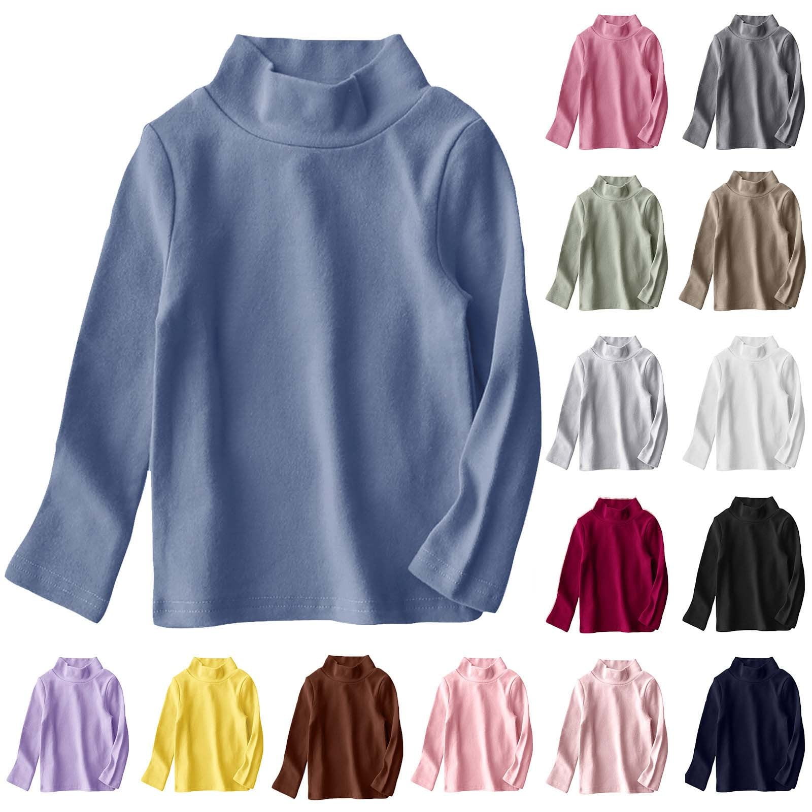 Antinious Fashion Casual Solid Color Shirts for Kids,Toddler Long ...