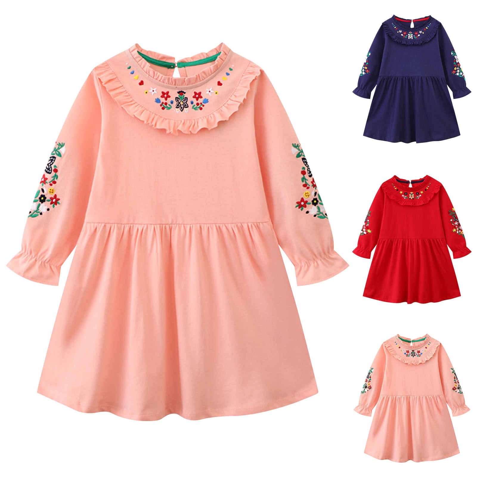 Antinious Girls Dopamine Princess Dress Elegant Dopamine Princess Dress ...