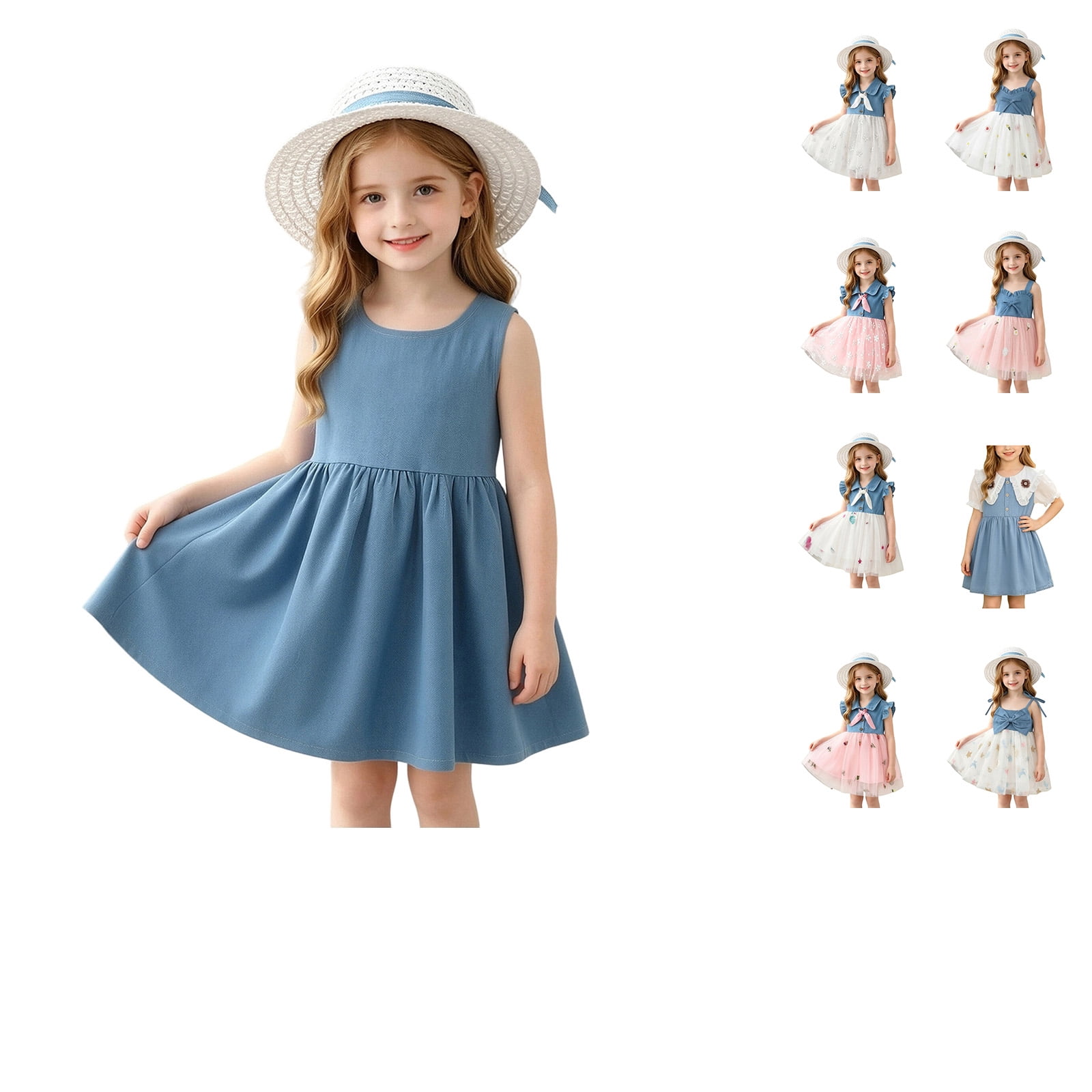 Antinious Girls Mesh Sleeveless Trendy Comfortable Party Casual Elegant ...