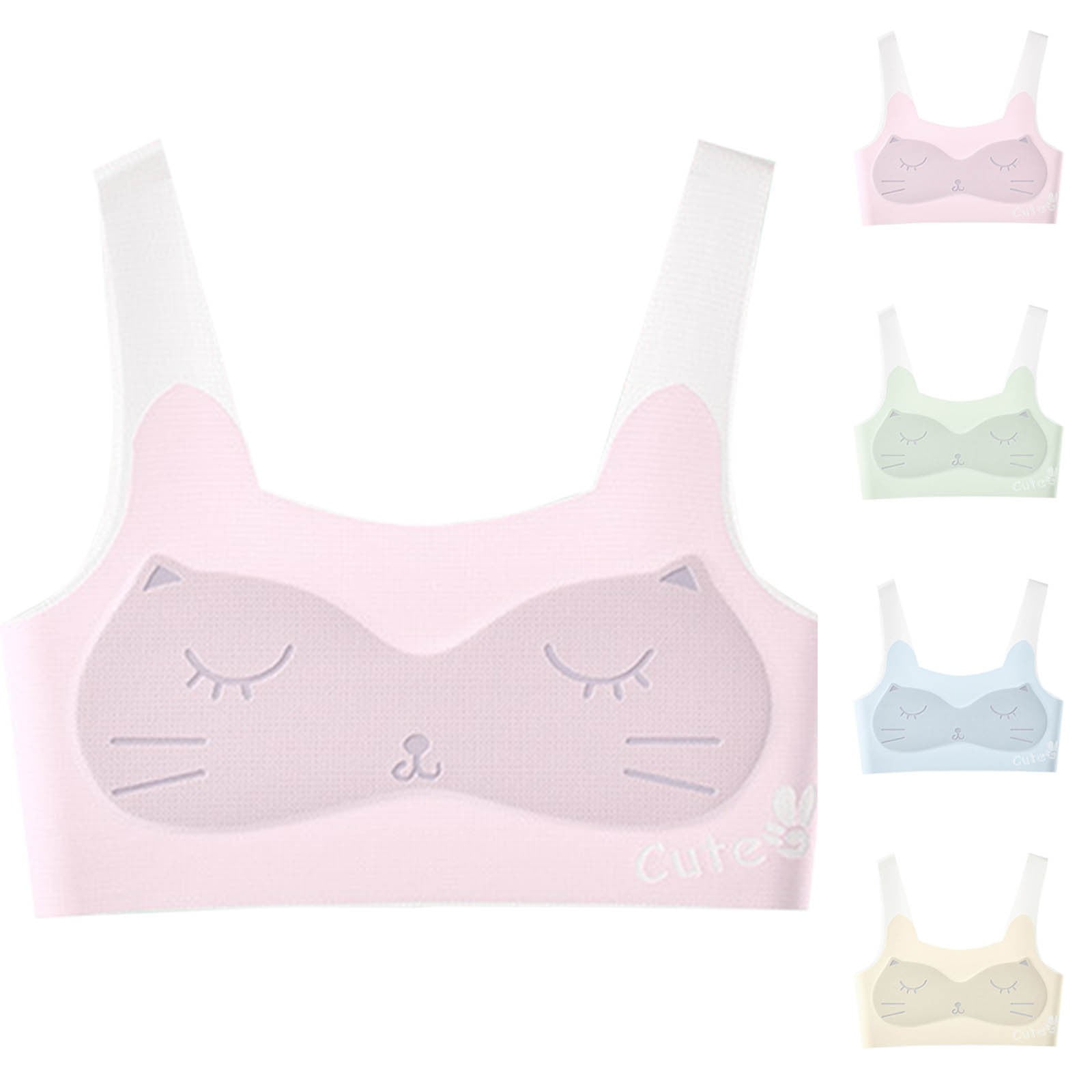 Antinious Kids Girls Stretchy Bralette Designed for Casual And ...