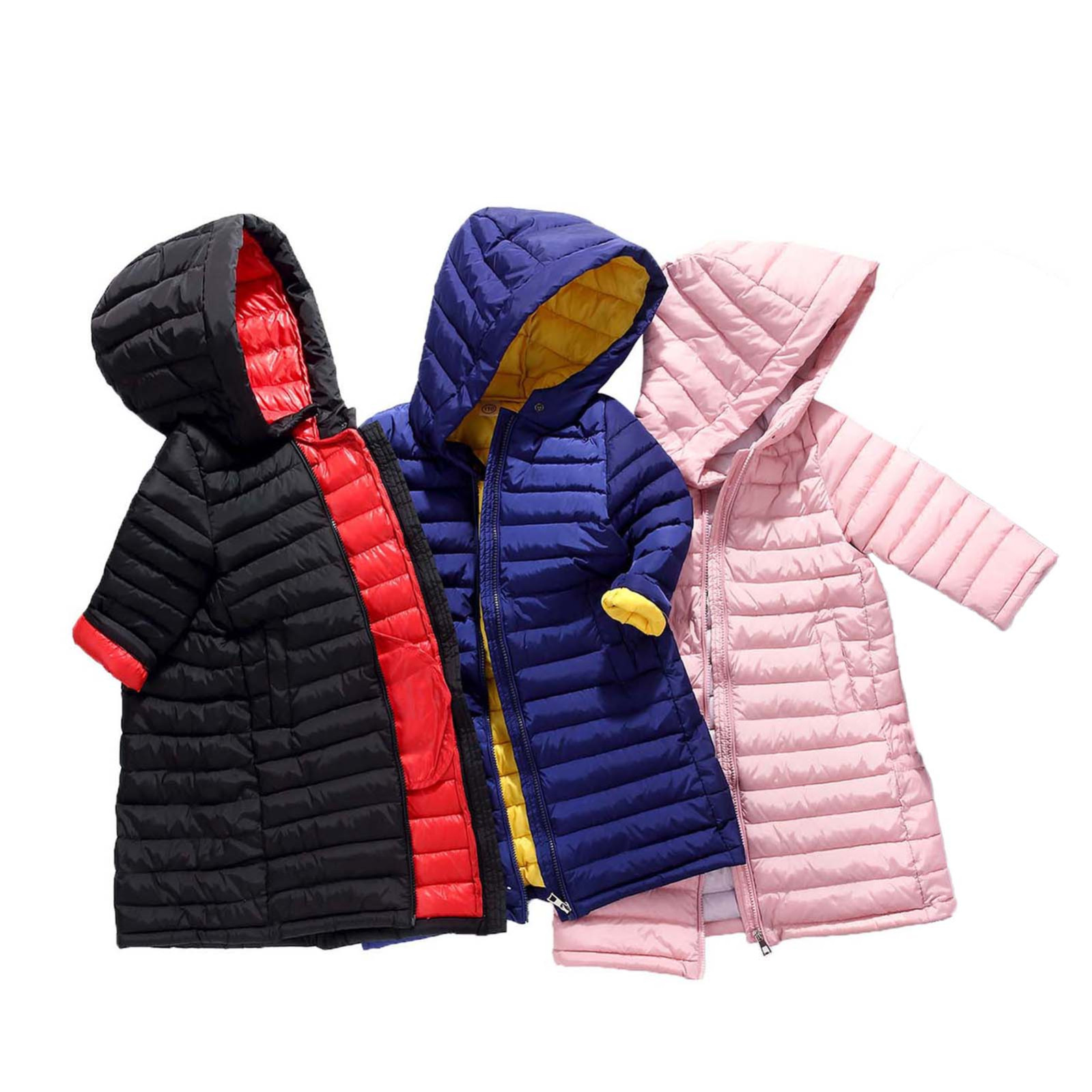 Antinious Kids Winter Jacket,Winter Coat for Boys Girls, Long Sleeved ...