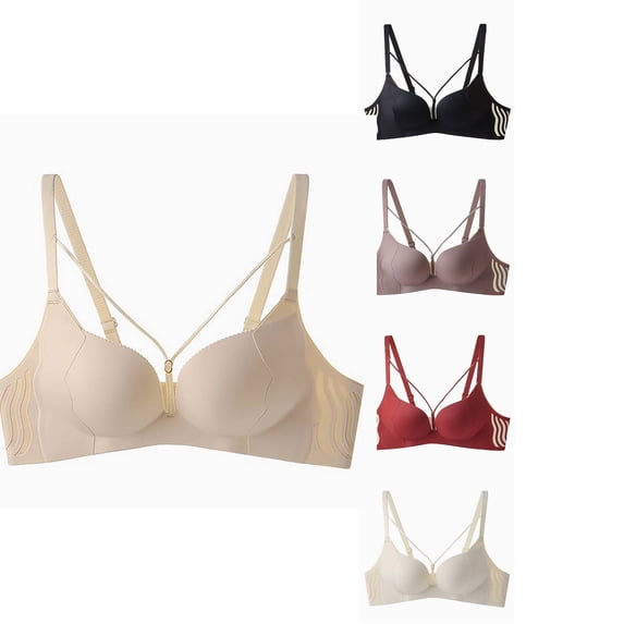 Antinious Ladies Lace Gathered Adjustable Underwire Support Daily Inner ...