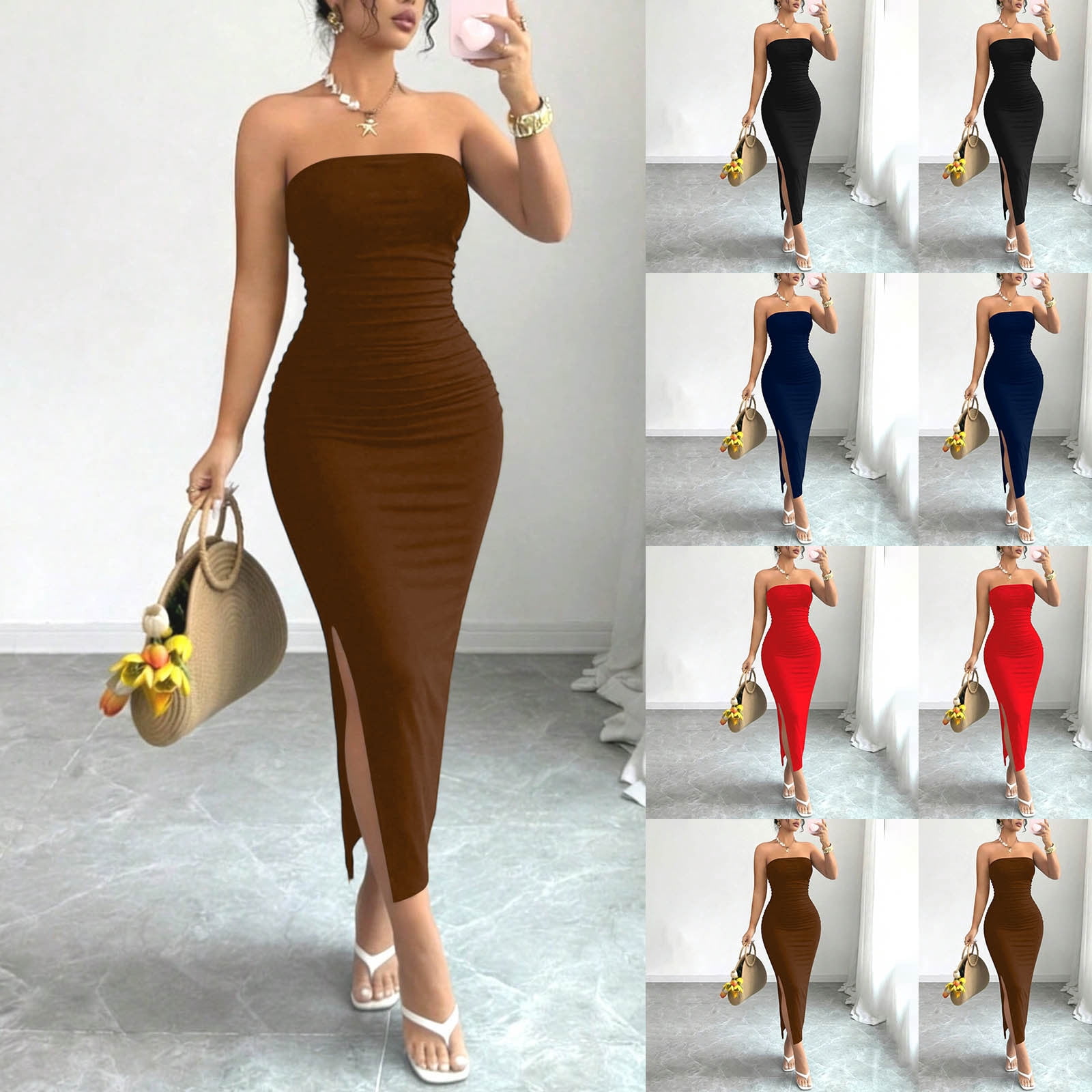 Antinious Ladies Off Shoulder Sleeveless Solid Soft Versatile Daily ...