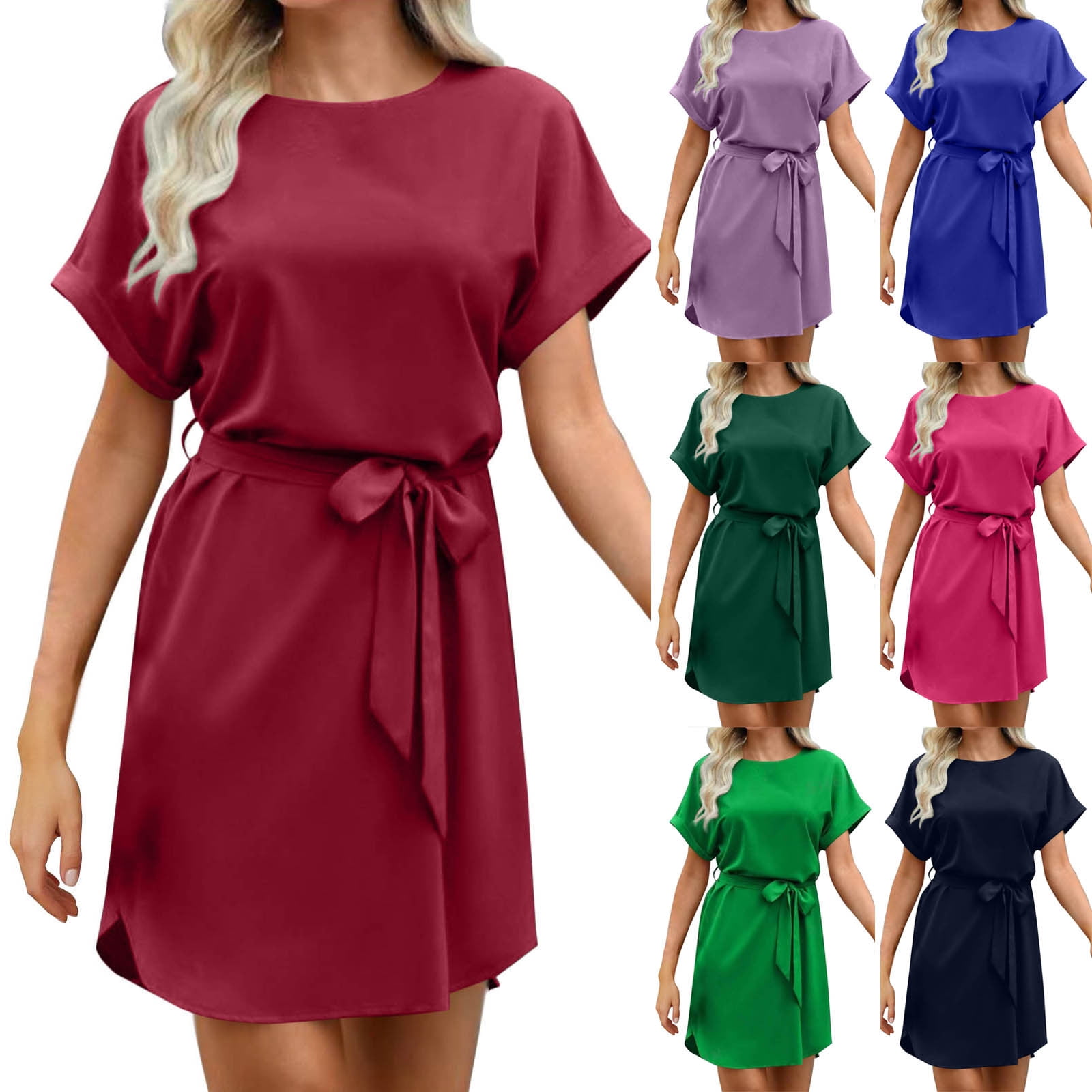 Antinious Ladies Summer Dress,Casual Beach Dresses for Women,Party ...