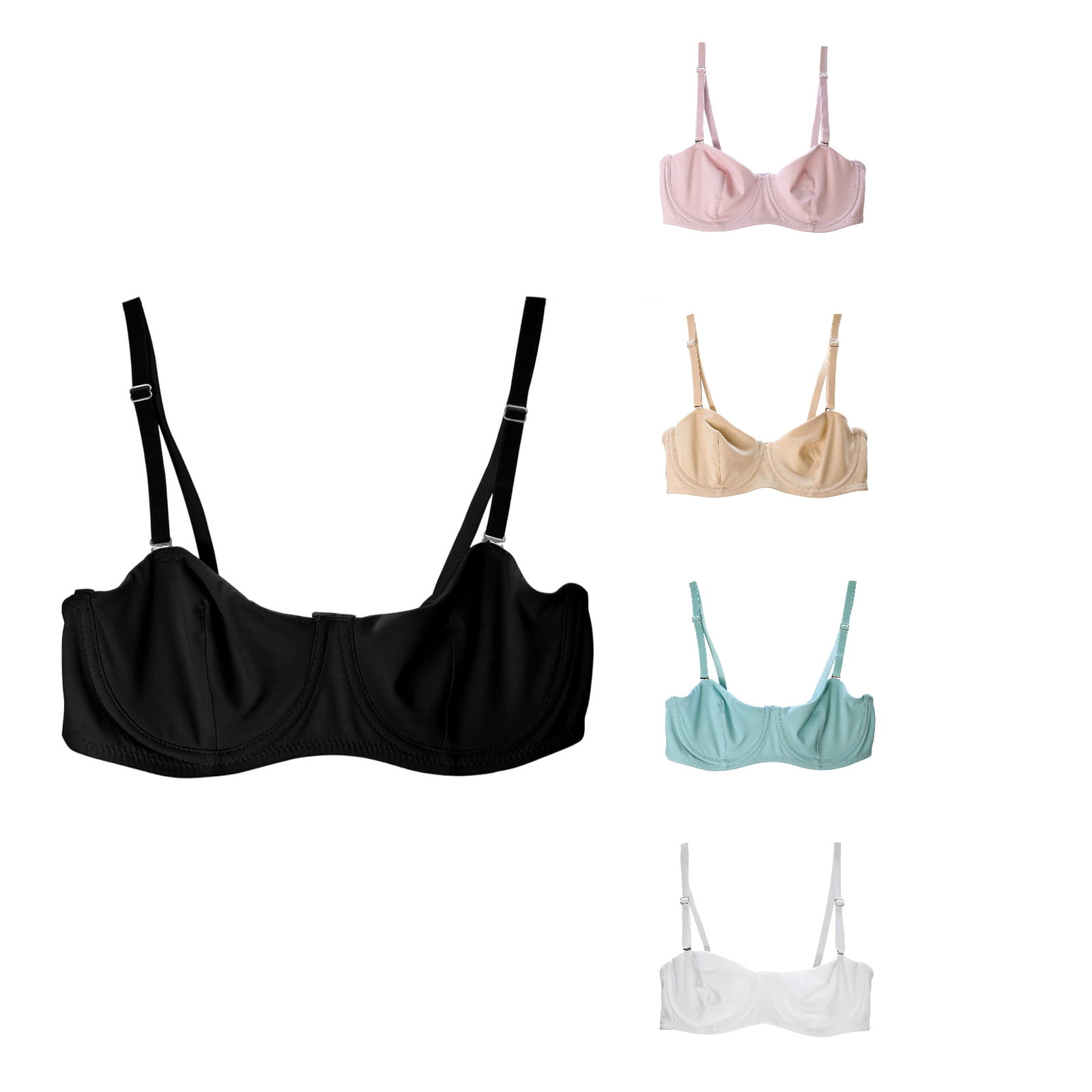 Antinious Ladies Underwire Solid Beautiful Back Casual Everyday Bras ...
