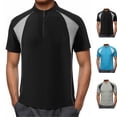 Antinious Men Patchwork Raglan Sleeve Long Sleeve Round Neck Basketball ...