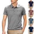 Antinious Men Print Pockets Short Sleeve Daily Breathable Casual Tops ...