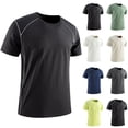 Antinious Men Solid Breathable Round Neck Oversized Pullover Short ...