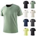 Antinious Men Solid Breathable Round Neck Oversized Pullover Short ...
