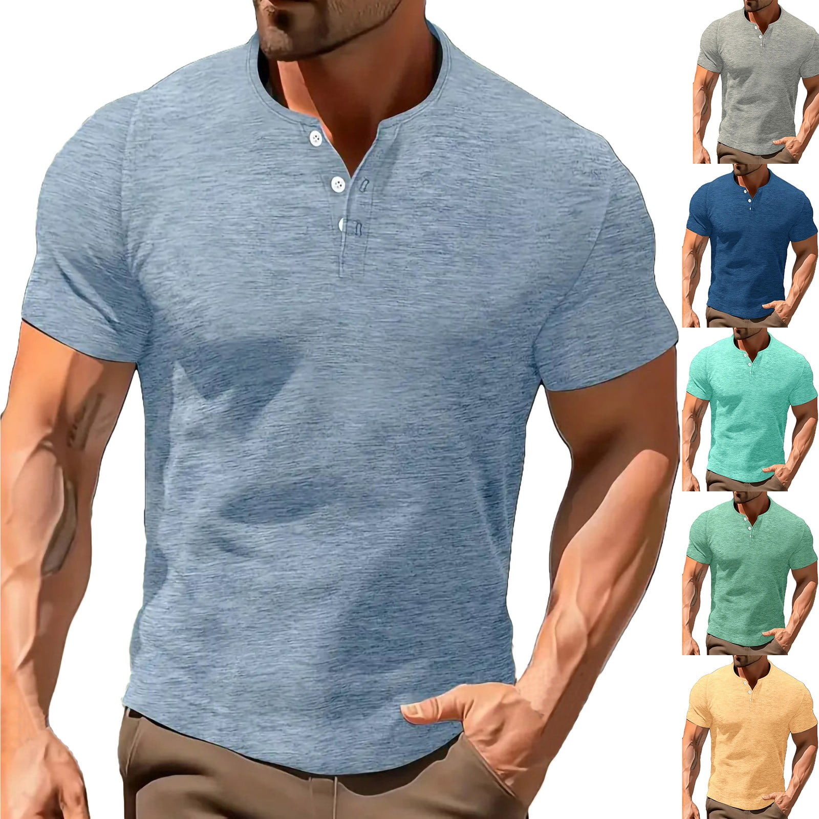 Antinious Mens Summer Beach Shirt,Workout Tops Men,Mens Short Sleeve ...