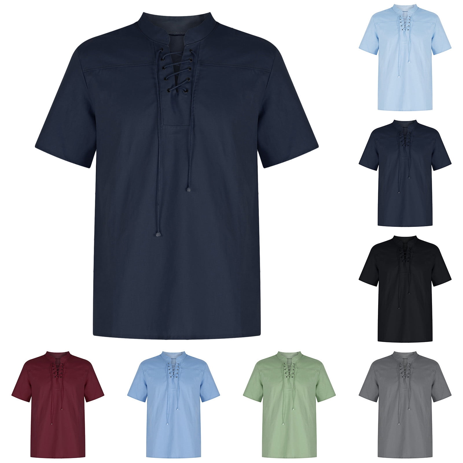 Antinious Mens Summer Beach Shirts,Men Short Sleeve Blouses,Mens ...