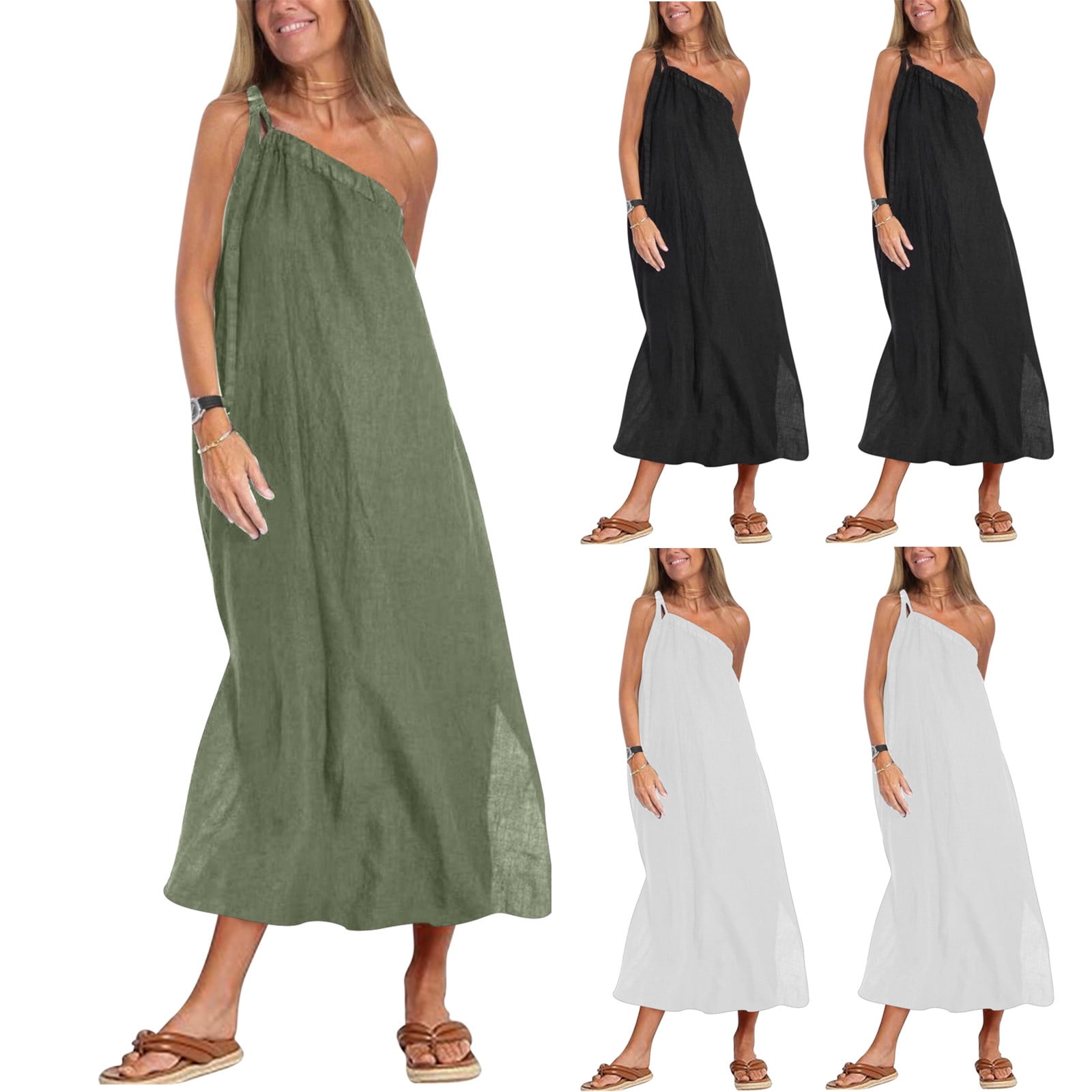 Antinious Summer Beach Dresses for Women,Long Dresses for Women Casual ...